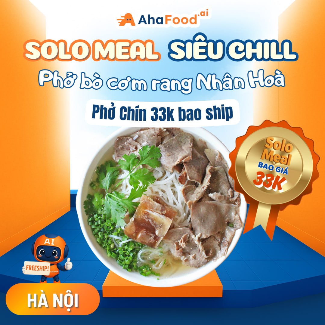 Đặt món ăn với AhaFood.AI | AhaFood.AI